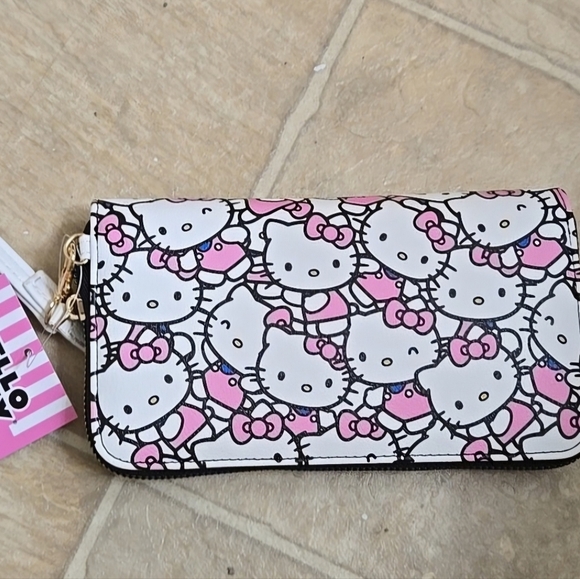 Hello Kitty | Bags | Hello Kitty White Zipper Wallet Brand Nwt | Poshmark